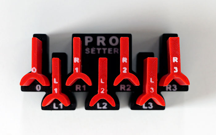 Pro Setter Angle Setters for the Bitzenberger Fletching Jig – 2 Inch ...